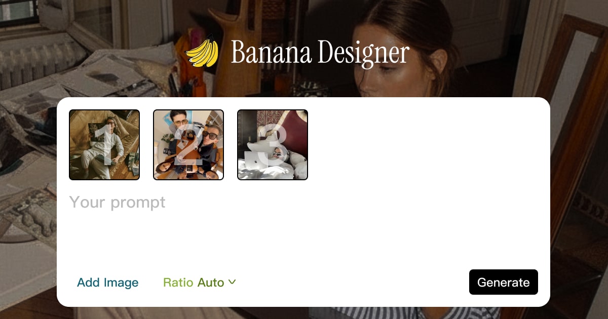AI Image Generation with Unmatched Accuracy | Banana Designer